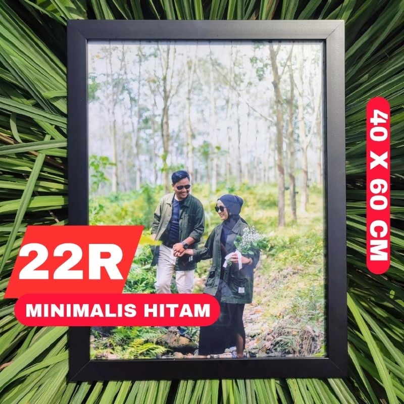 Jual BINGKAI 22R (40X60) / FRAME PIGURA BINGKAI FOTO 22R MINIMALIS HITAM | Shopee Indonesia