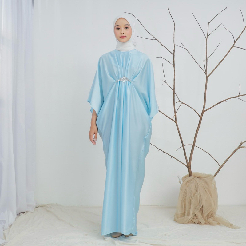 Jual Luma modest Kaftan Dress Kaftan Lebaran Wanita Kaftan Bahan ...