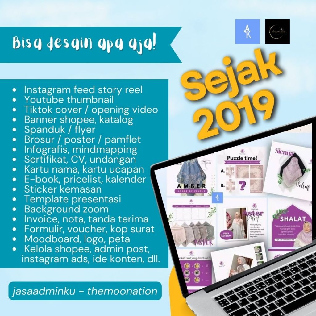Jual JASA DESAIN APA AJA / JASA DESIGN BEBAS REQUEST / LOGO STICKER ...
