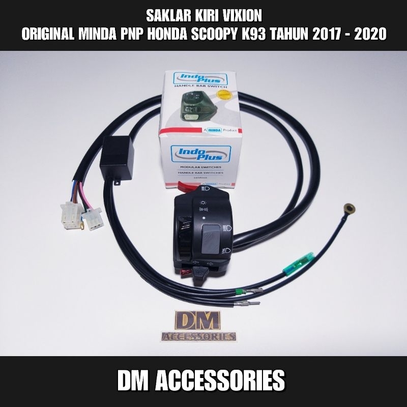 Jual SAKLAR VIXION ORIGINAL MINDA PNP HONDA SCOOPY K93 LED TAHUN 2017 ...
