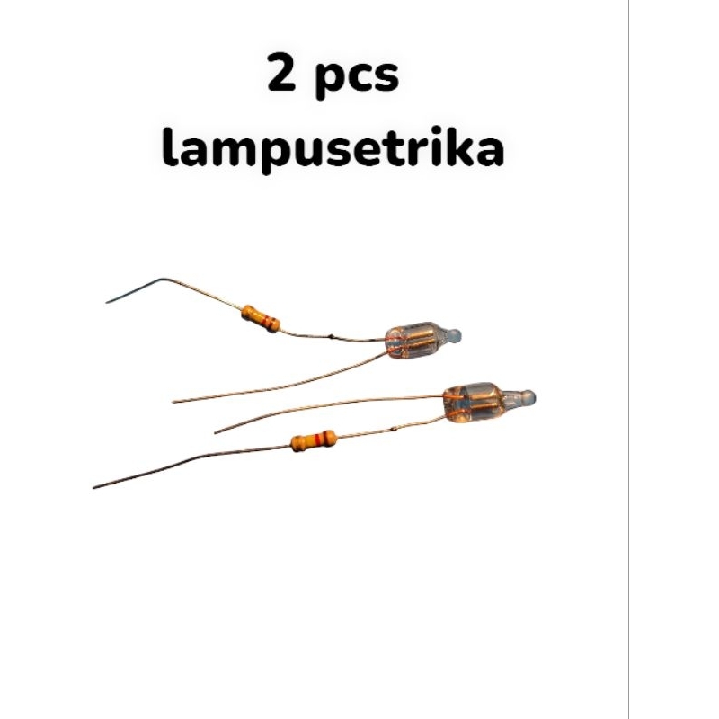 Jual Lampu setrika isi 2 pcs lengkap dengan resistor | Shopee Indonesia