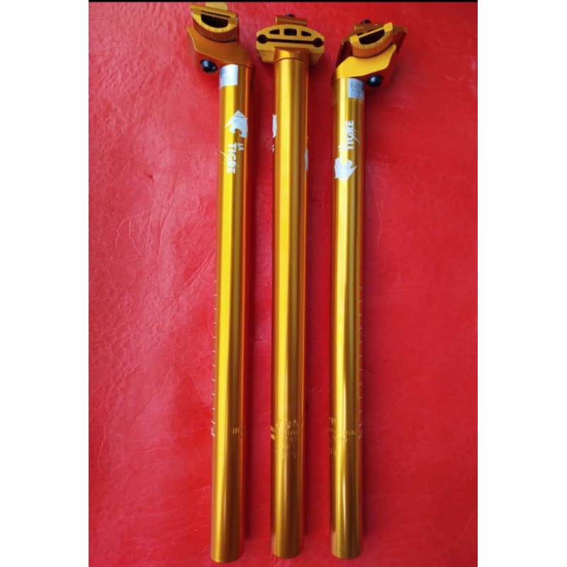 Jual SEATPOST / TIANG SADEL LA TIGRE 27,2 GOLD | Shopee Indonesia