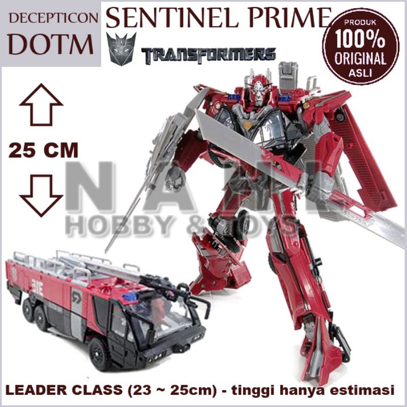 Jual Robot Transformers DOTM Autobot/Decepticon Sentinel Prime - Leader ...