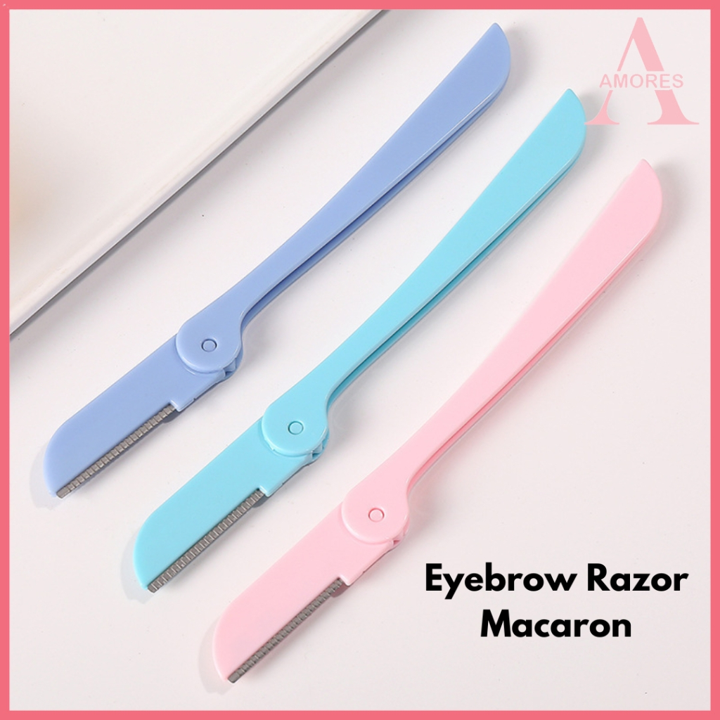 Jual Eyebrow Razor Macaron Pisau Cukur Alis Lipat VP008 | Shopee Indonesia