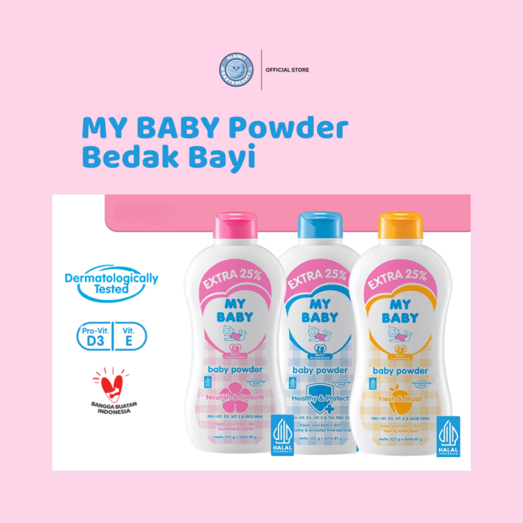 Jual MY BABY Powder bayi 325g+EXTRA 81g | Shopee Indonesia