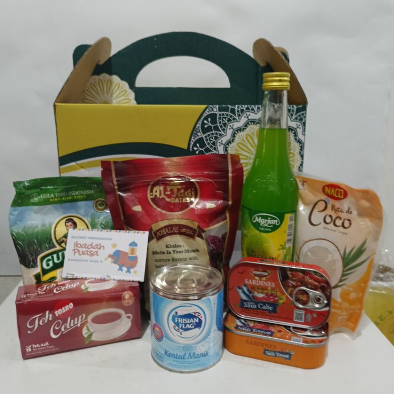 Jual Paket Cinta Ramadhan CR-202 Spesial Hampers Parcel Ramadan/ Parcel ...