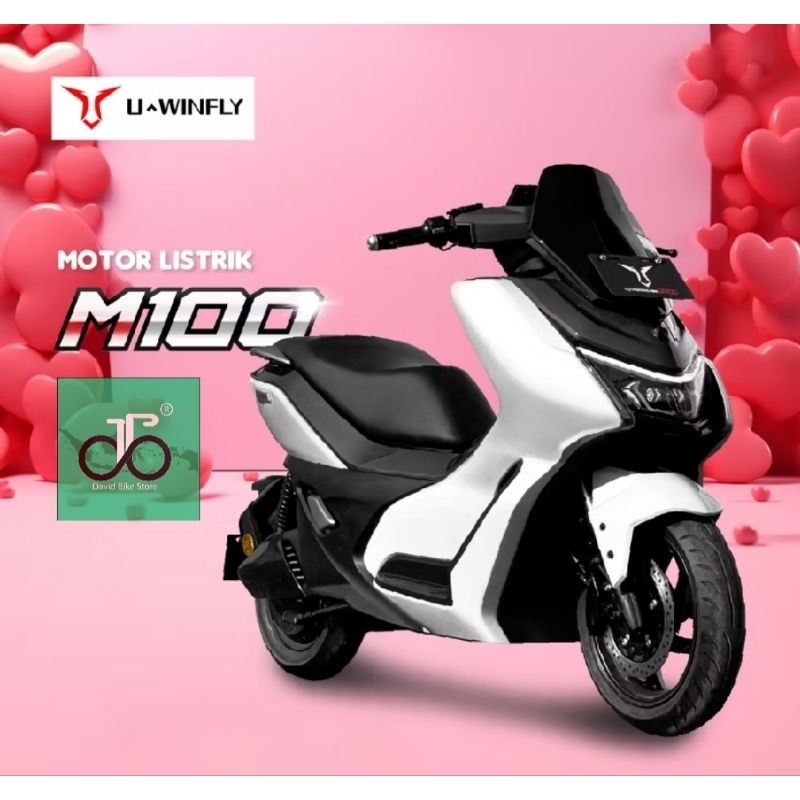 Jual Sepeda Motor Listrik Uwinfly M100 LITHIUM TERBARU M-100 | Shopee ...