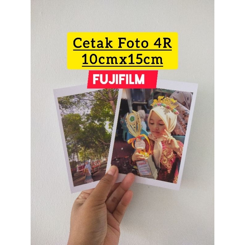 Jual CETAK FOTO 4R / 10cmx15cm FUJIFILM | Shopee Indonesia