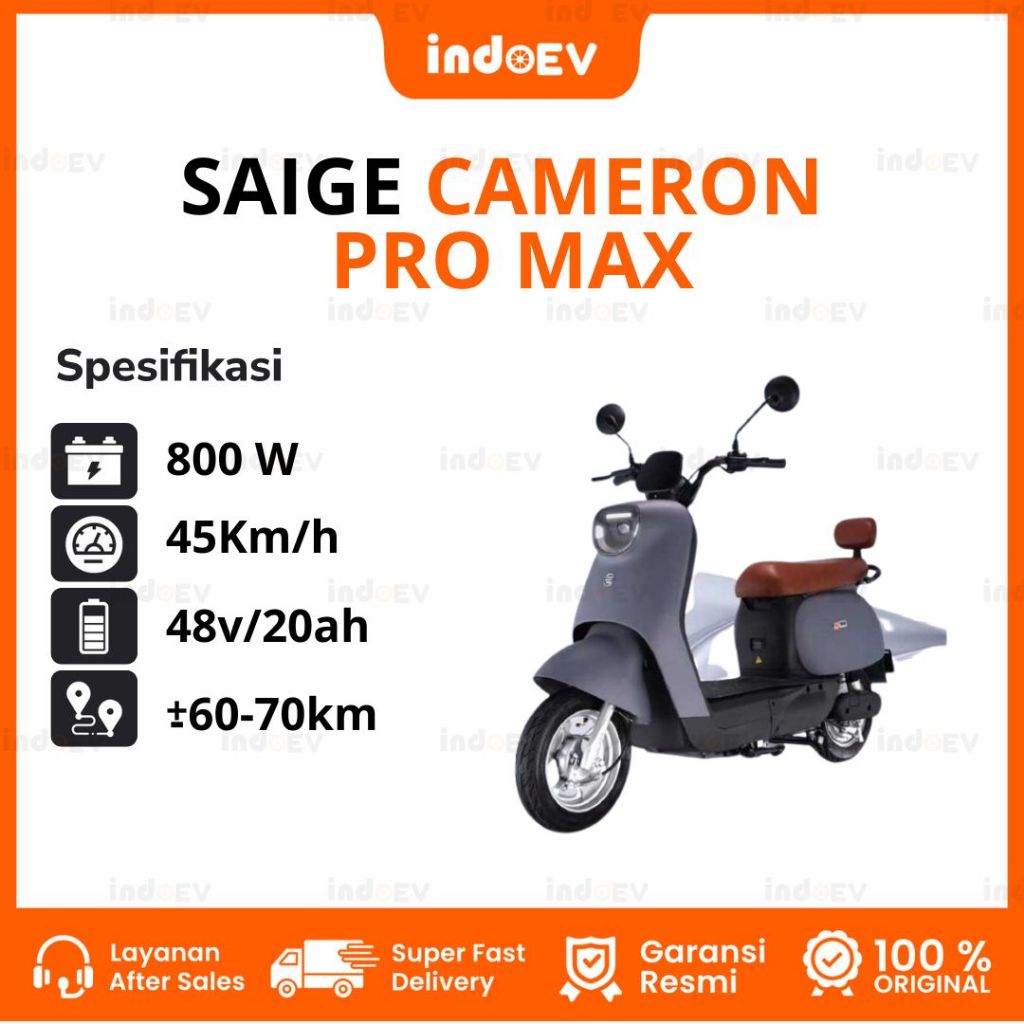 Jual Sepeda Listrik SAIGE Cameron Pro Max NFC 48V/20Ah 800 watt ...