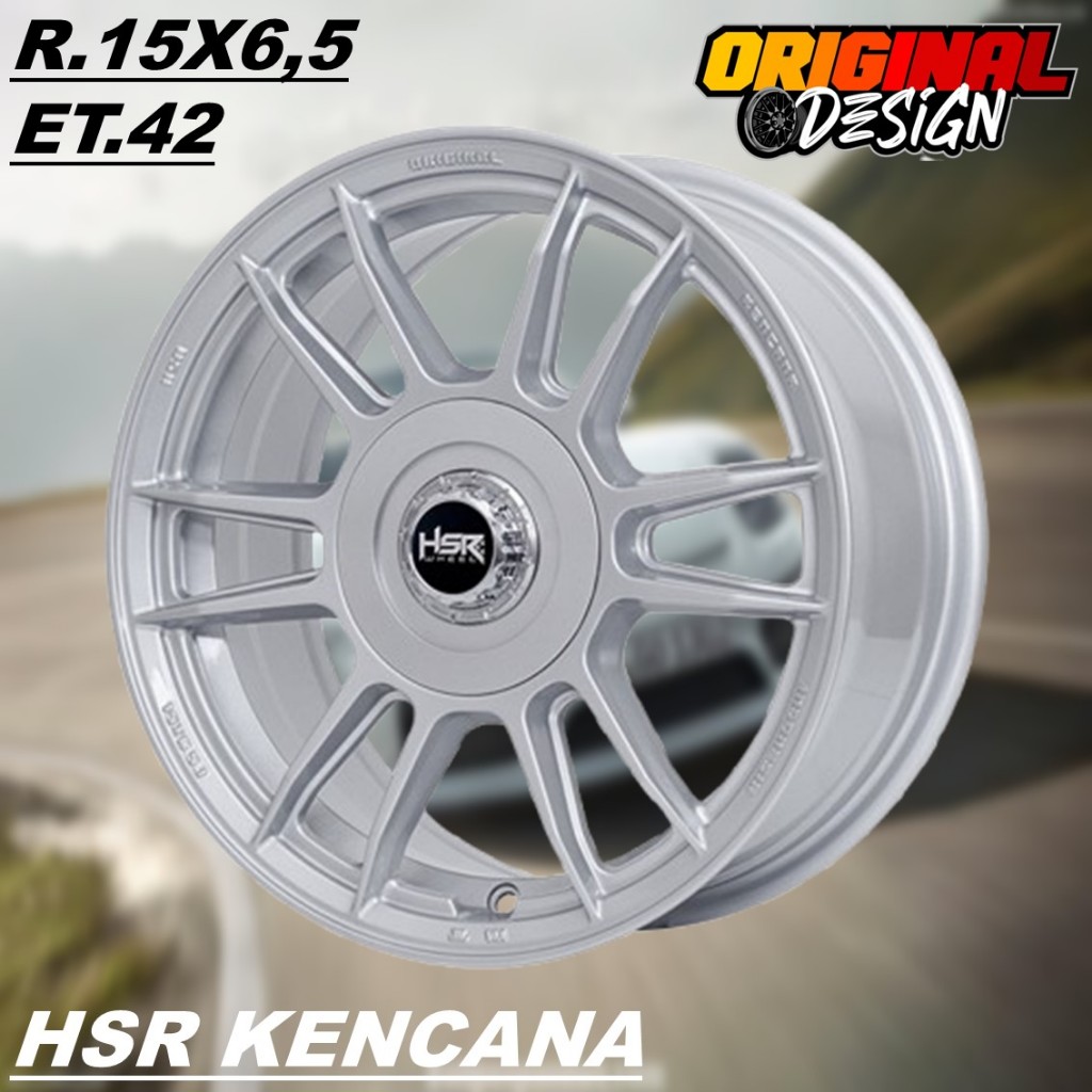 Jual Velg mobil vios, mirage, brio, ring 15 lubang baut 4 warna silver HSR KENCANA R15 | Shopee ...