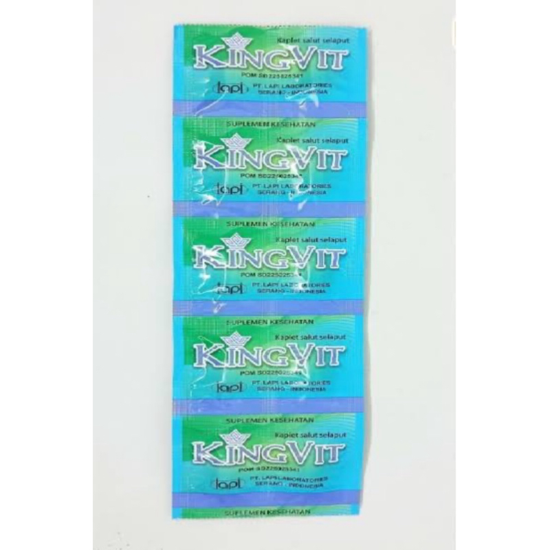 Jual Kingvit Strip 10 Kaplet - Suplemen Untuk Promil | Shopee Indonesia