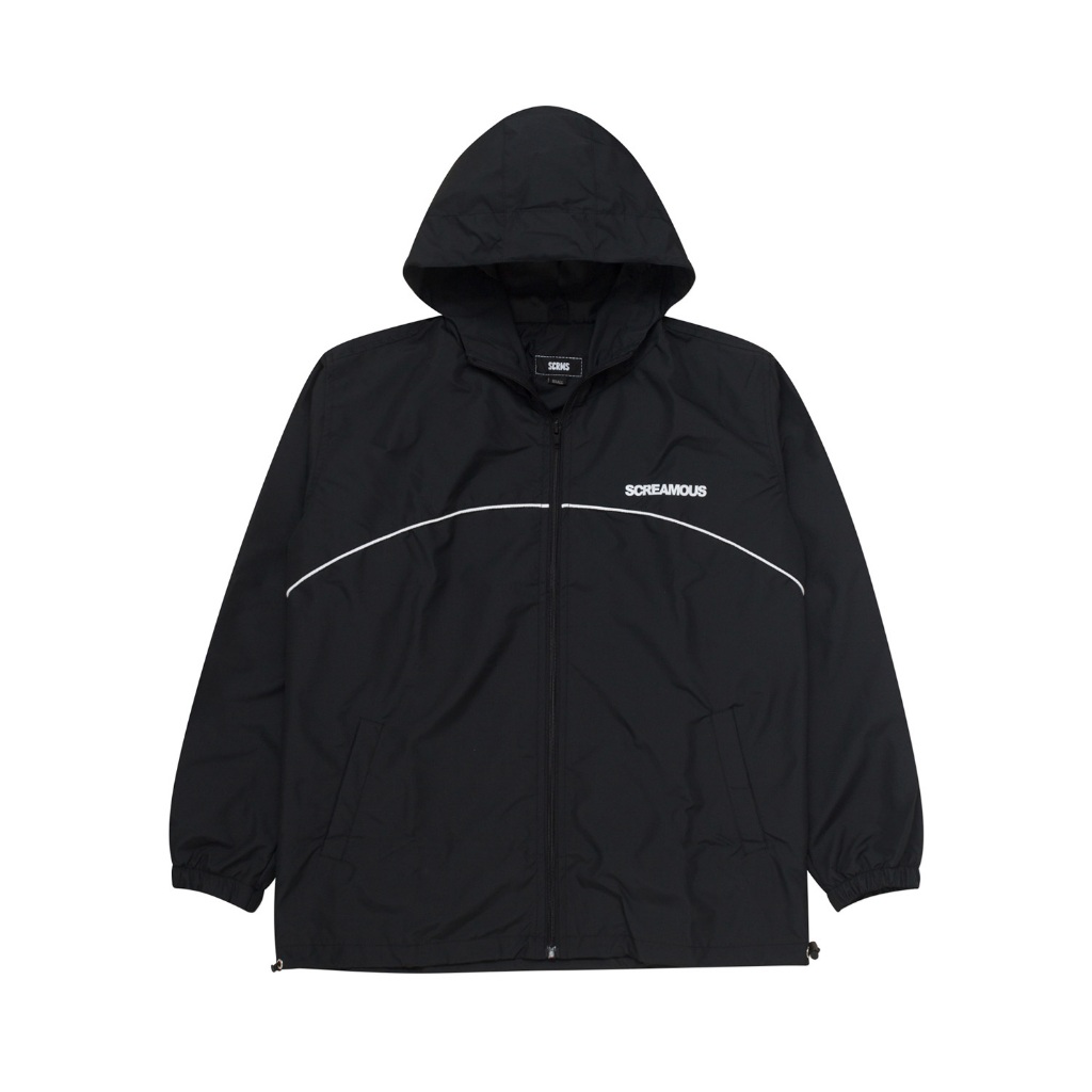 Jual Screamous WindBreaker Jacket DAMARESH BLACK | Shopee Indonesia