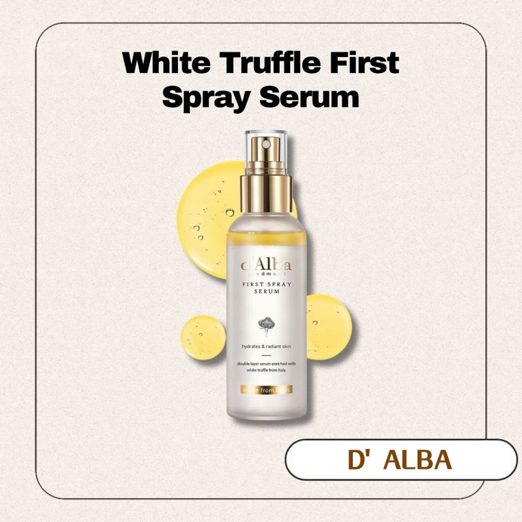 Jual D'ALBA WHITE TRUFFLE FIRST SPRAY SERUM 100ml | Shopee Indonesia