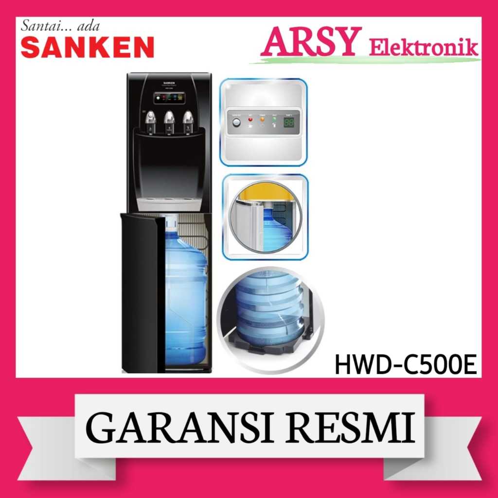 Jual DISPENSER SANKEN KOMPRESOR GALON BAWAH PANAS,NORMAL & DINGIN HWD ...