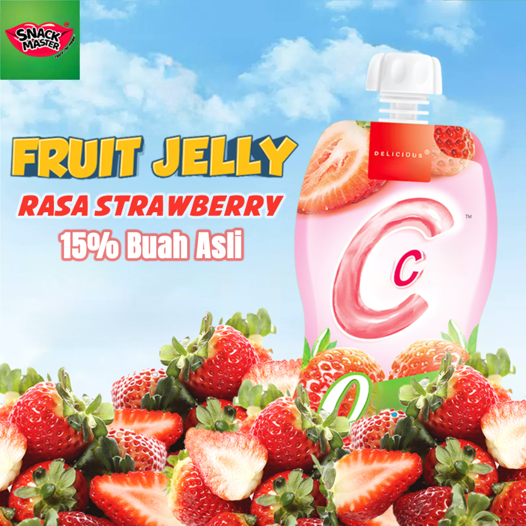 Jual SNACK MASTER MART - [ HALAL ] Fruit Jelly Rasa Anggur Jeruk Mangga ...