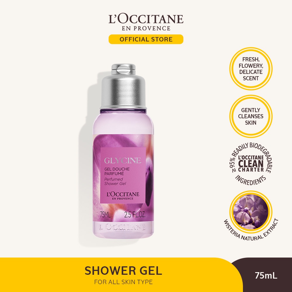 Jual L'Occitane Wisteria Perfumed Shower Gel 75ml - Shower Gel Sabun Mandi Membersihkan ...