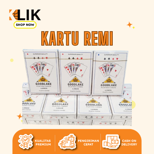 Jual KARTU REMI GOOD LAKE - KARTU REMI GOODLAKE PLASTIC COATED Playing Cardd | Shopee Indonesia