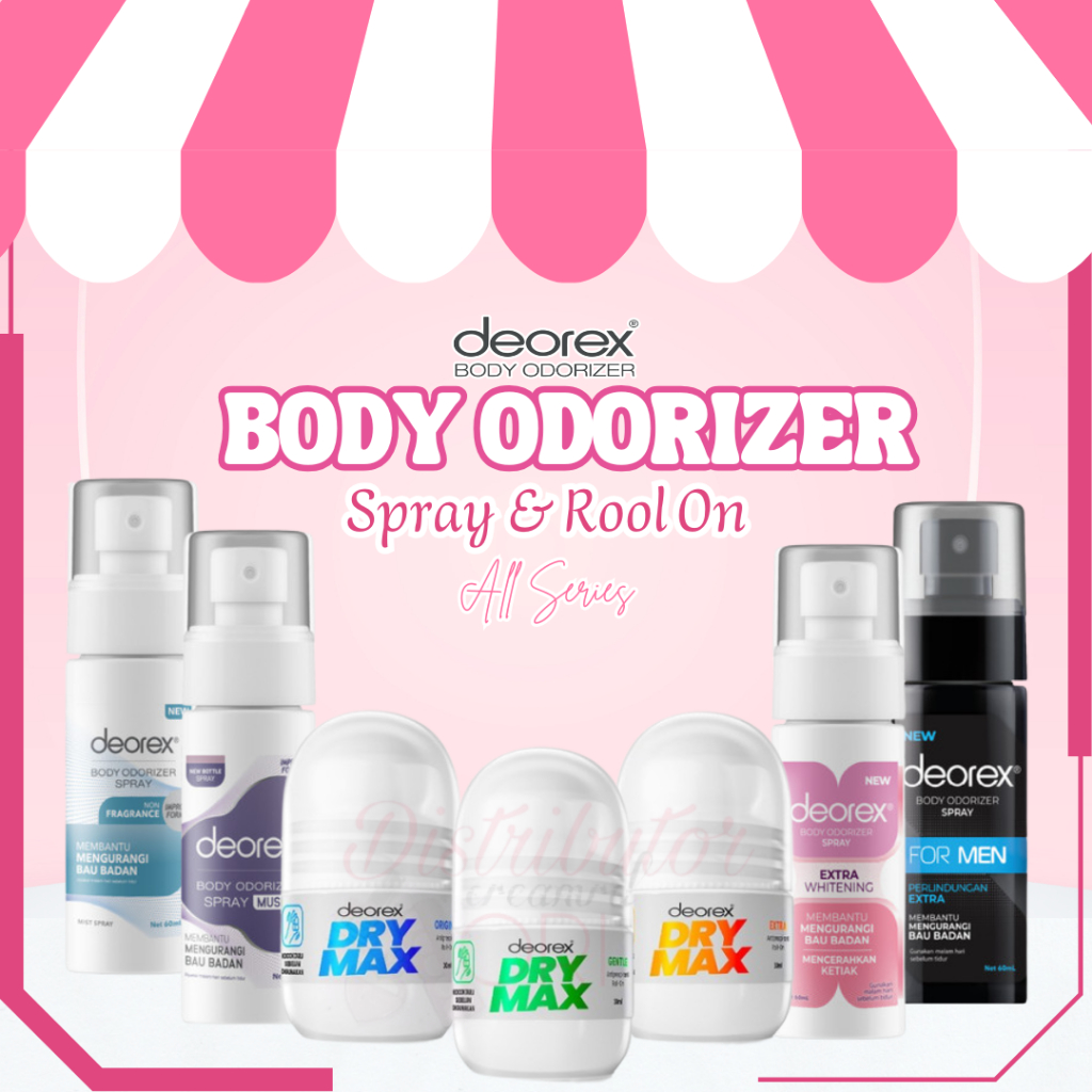 Jual Deorex New Body Odorizer Spray Menghilangkan Bau Badan 60ml | BPOM ...