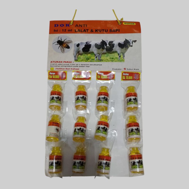 Jual Obat anti lalat dan kutu sapi 1 rtg isi 12 botol | Shopee Indonesia