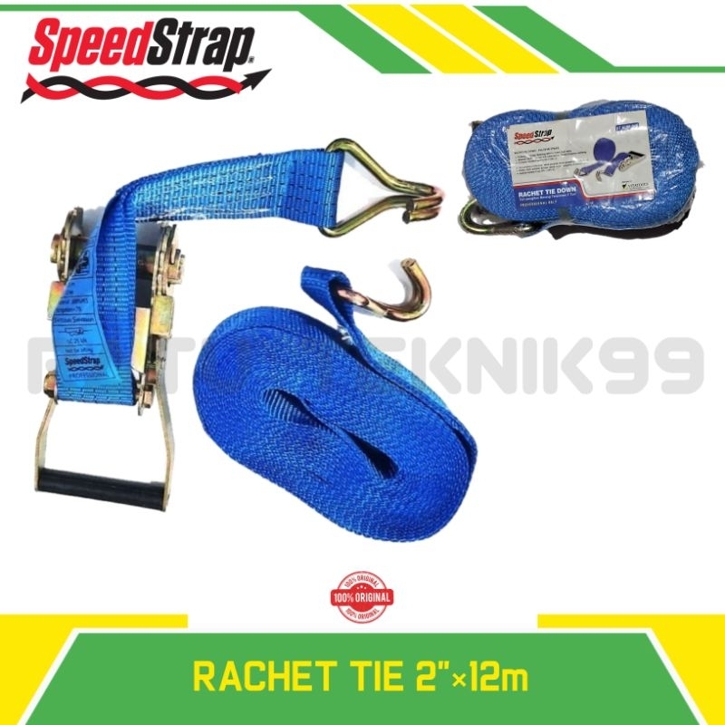 Jual Ratchet Tie Down 12m SpeedStrap / Cargo Belt / Tali Pengikat ...