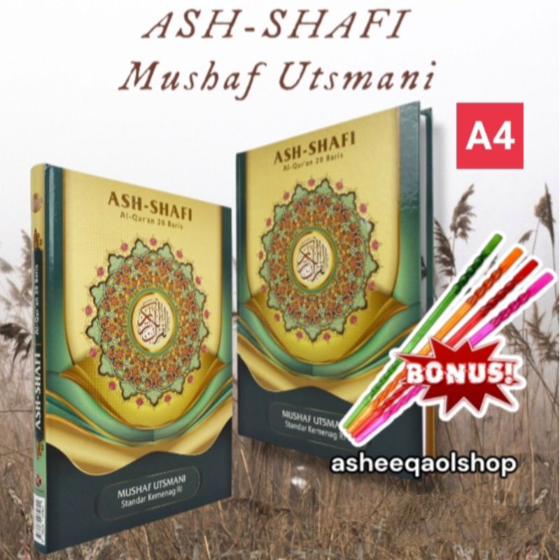 Jual Mushaf Al-Qur'an Ash Shafi 20 Baris A4 HVS Ori | Shopee Indonesia