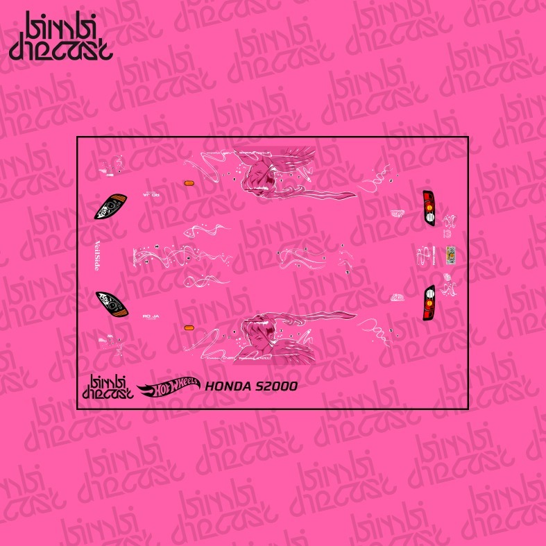 Jual Decal Hotwheels Honda S2000 Suki Fast Furious White toner | Shopee ...