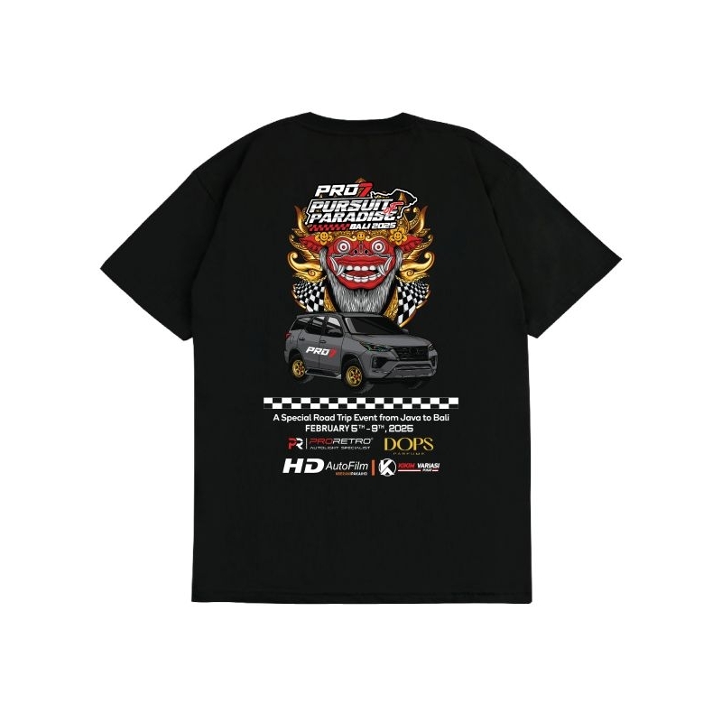 Jual Tshirt Kaos Pro7 Pursuit of Paradise Bali 2025 Pajero Barong ...