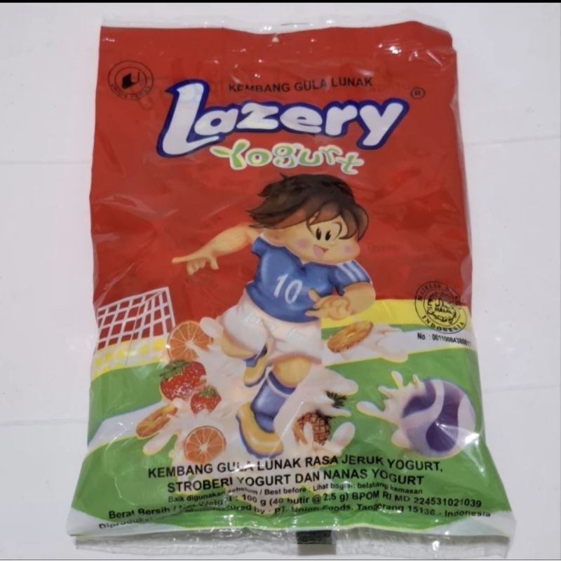 Jual permen LAZERY yogurt empuk rasa buah buahan | Shopee Indonesia