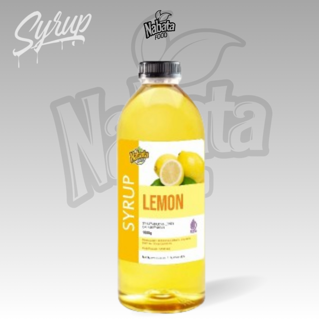 Jual Nabata Drink Sirup Rasa Buah Lemon 1 Liter - Syrup Lemon Sari ...