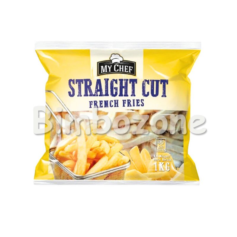 Jual MY CHEF Frozen French Fries / Kentang Goreng Frozen / Kentang Goreng Beku 1kg | Shopee ...