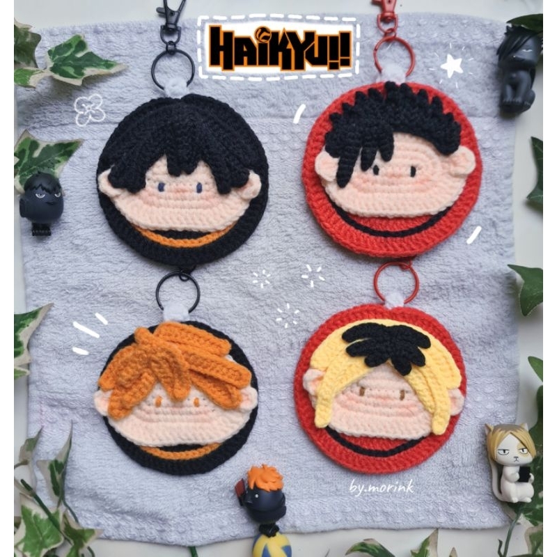 Jual Haikyuu Amigurumi Crochet Keychain - Gantungan Kunci Boneka Rajut ...