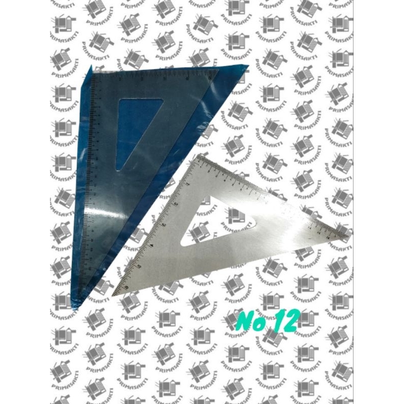 Jual Penggaris plastik mika segitiga [1 set isi 2biji] | Shopee Indonesia
