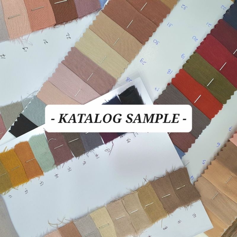 Jual Katalog Sample (pre-order) | Shopee Indonesia