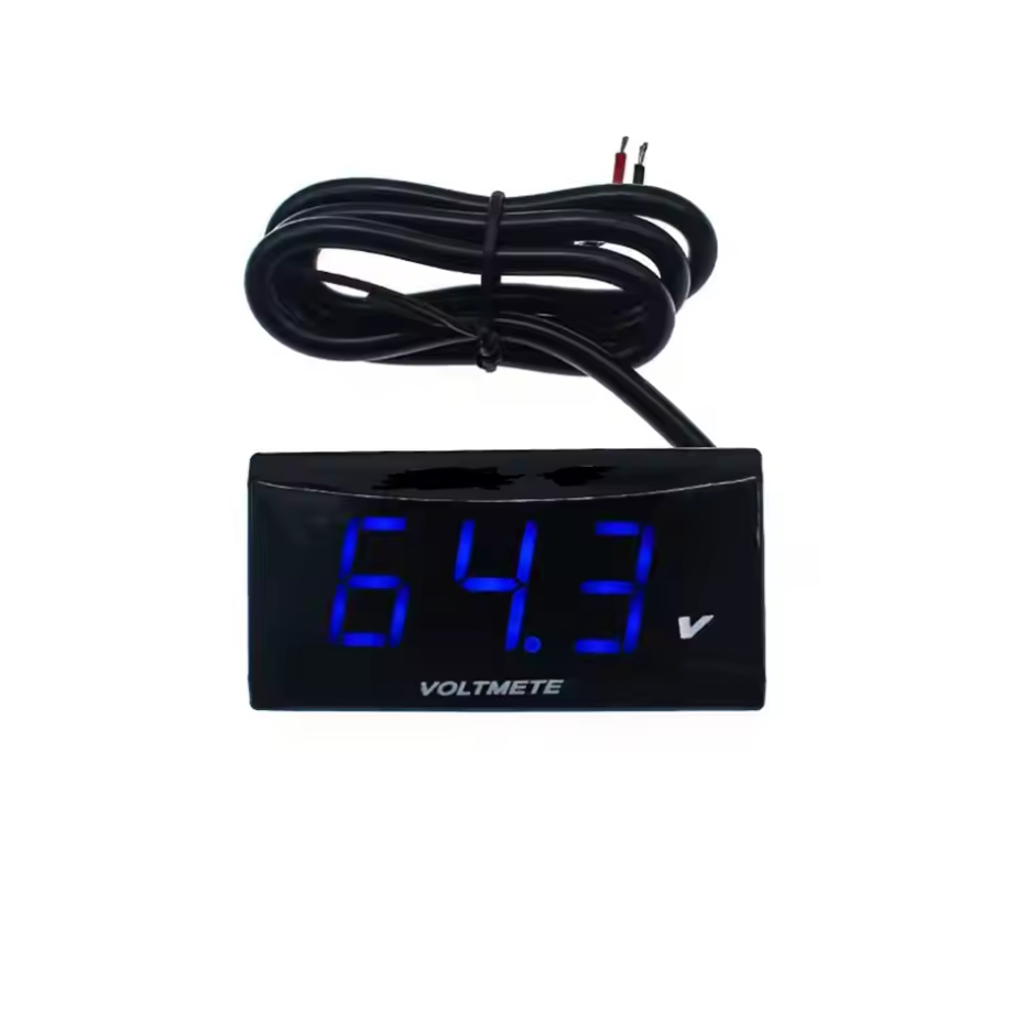 Jual Voltmeter Motor Digital Waterproof 12V – Indikator Tegangan Aki ...