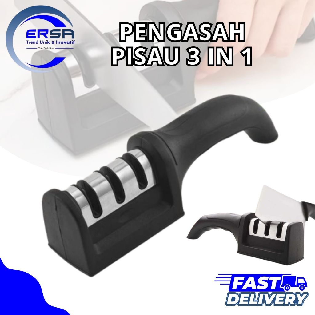 Jual PENGASAH PISAU 3 IN 1 / PENGASAH GUNTING / ASAHAN PISAU STAINLESS ...