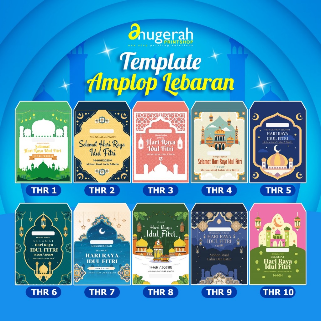 Jual Cetak Amplop THR Idul Fitri / Amplop THR Lebaran Lucu / Amplop THR ...