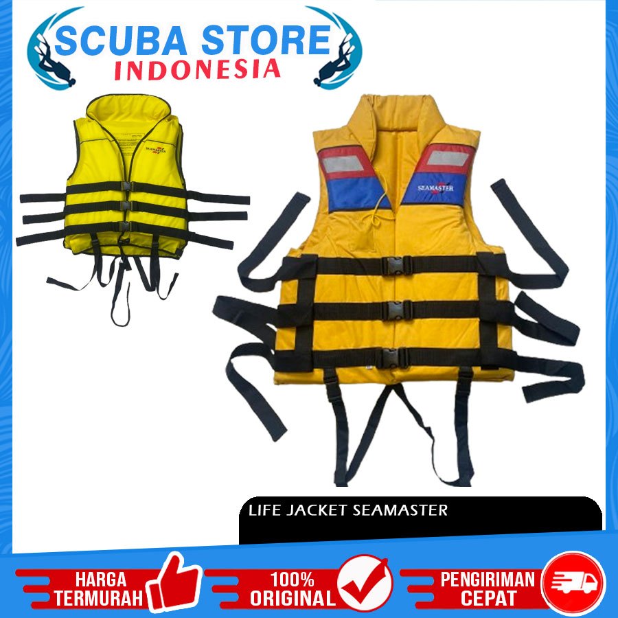 Jual Pelampung Life Jacket Seamaster Jaket Rompi Safety Rescue Darurat ...
