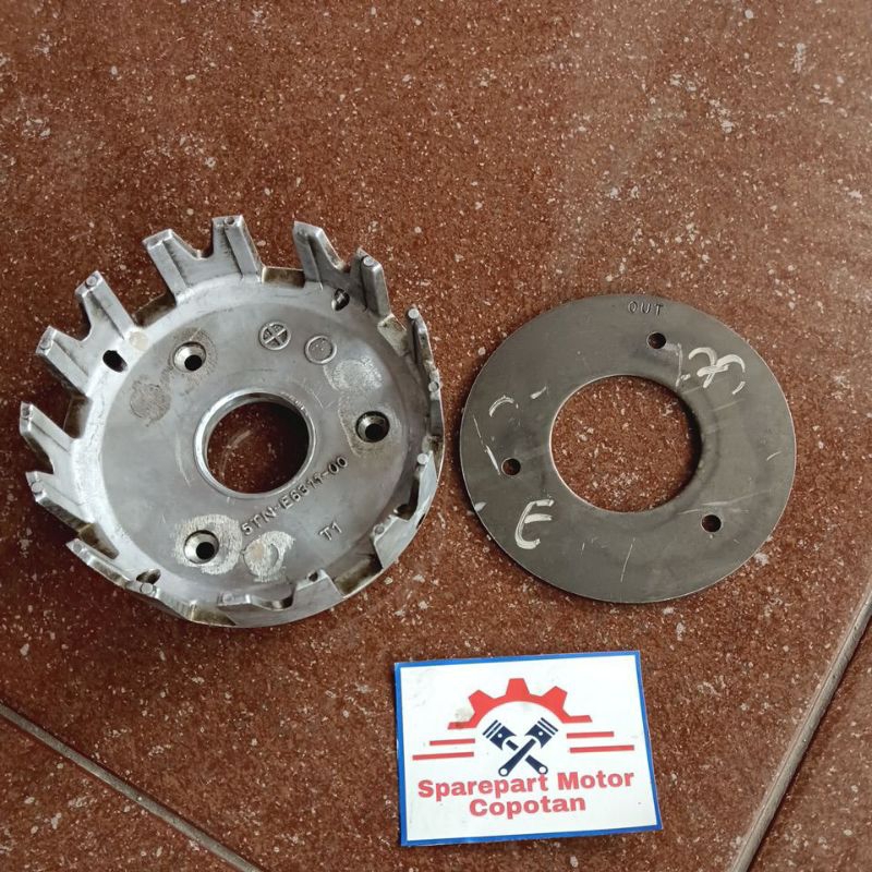 Jual alumunium plat rumah kopling vega r crypton jupiter z vega r new burhan 5tp 5tn ori ...