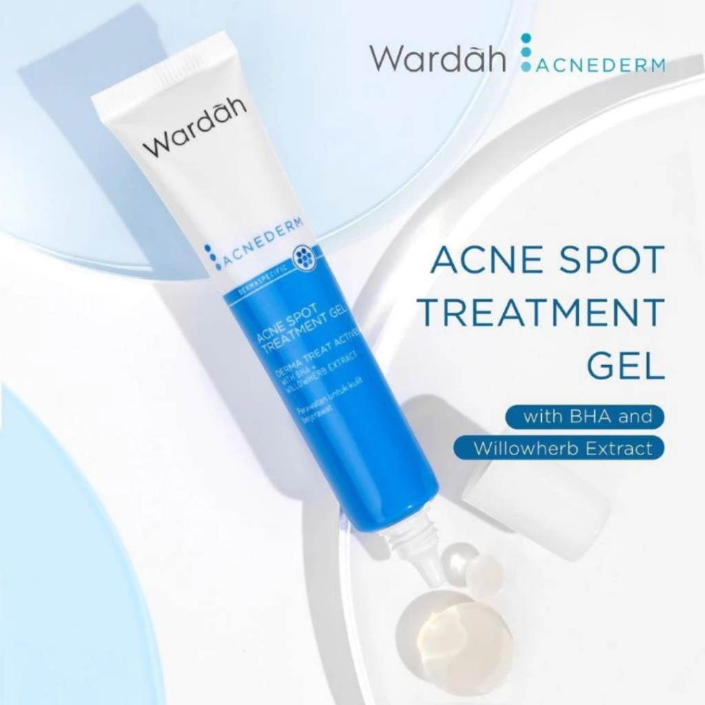 Jual Wardah Acnederm Acne Spot Treatment Gel 15ml | Shopee Indonesia