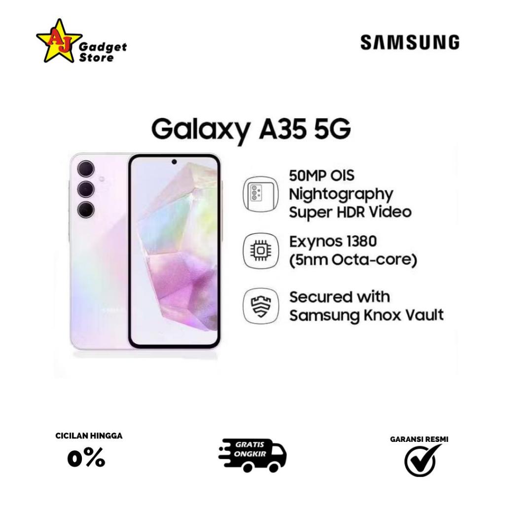 Jual Samsung Galaxy A35 5G Ram 8/256GB 6.6 inch 120Hz 5,000mAh Bluetooth v5.3 25W Fast Charging ...