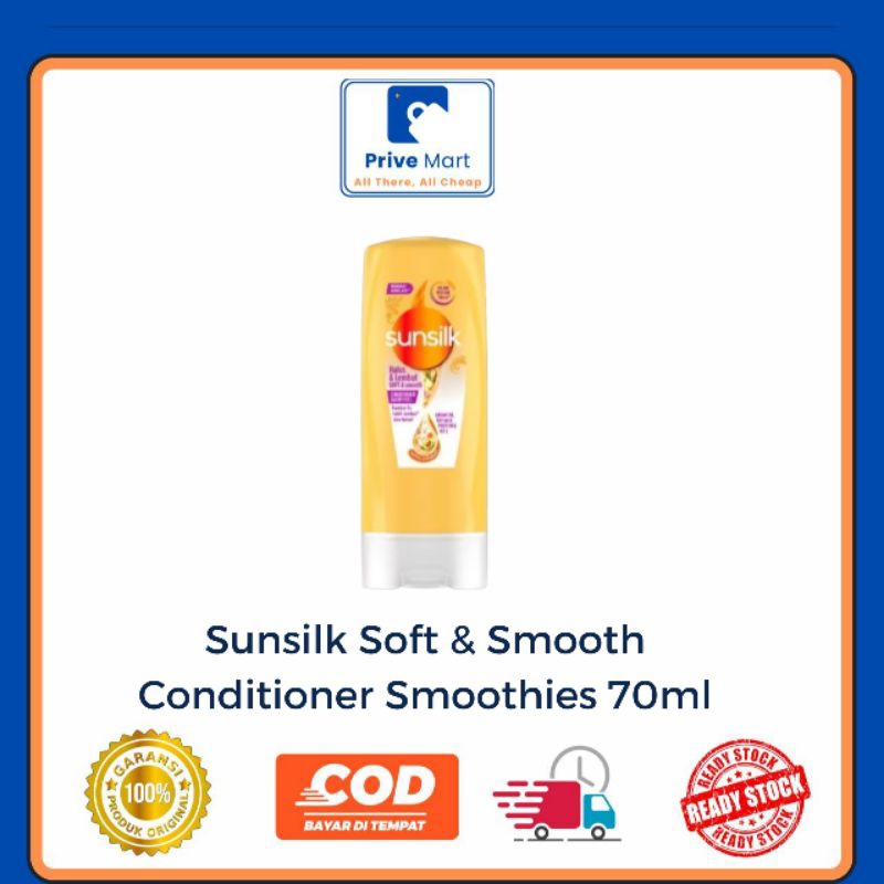 Jual Sunsilk Conditioner Smoothies Soft & Smooth 70ml Prive Mart | Shopee Indonesia
