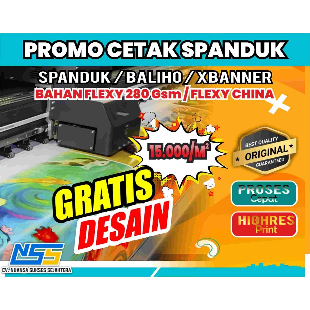 Jual CETAK SPANDUK TERMURAH / CETAK MMT / CETAK BANNER / CUSTOM SPANDUK ...