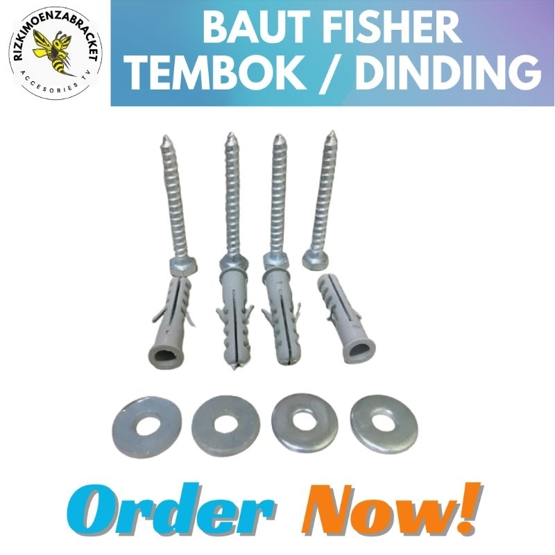 Jual Fizer / Baut Tembok Lengkap Baut Fizer | Shopee Indonesia
