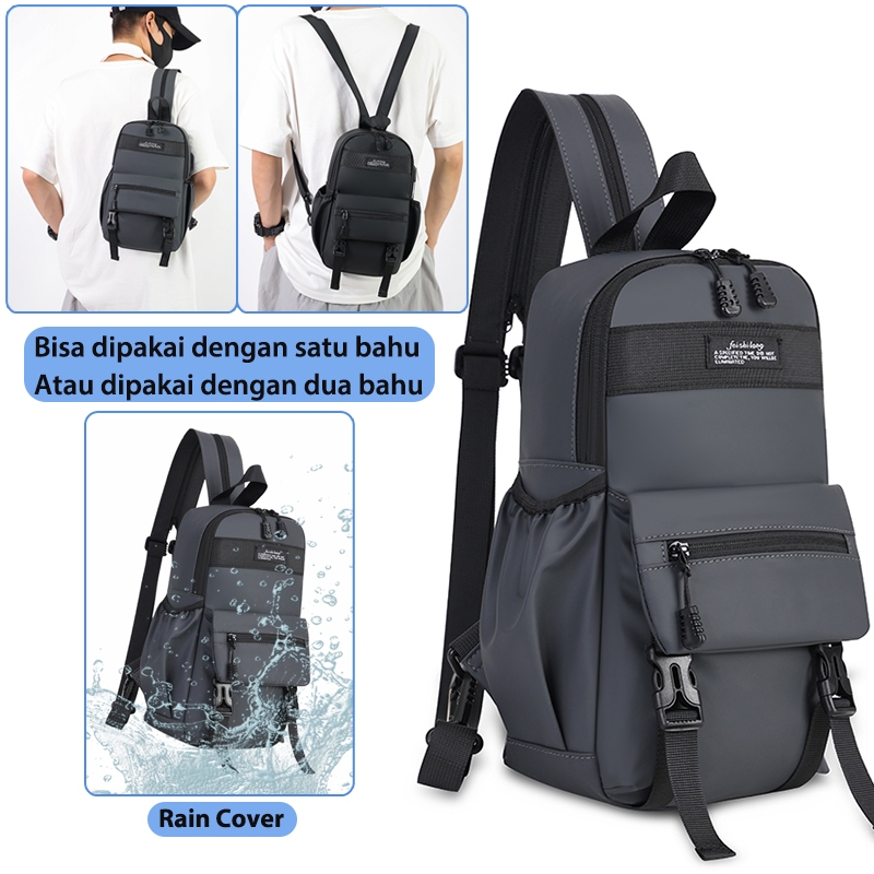 Jual Highland Tas Selempang Pria Mini Bag Ransel Kecil Tas Flexiable ...