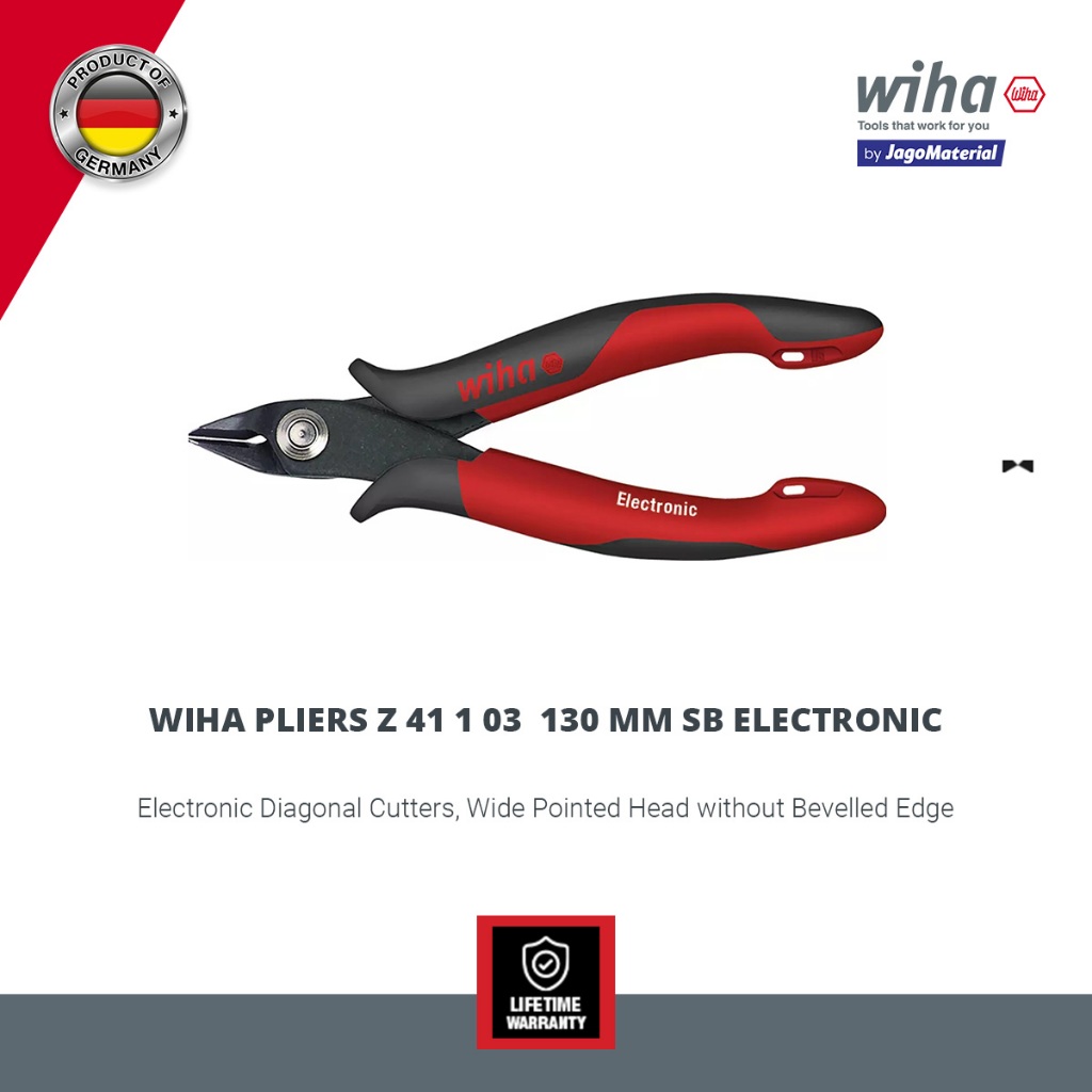 Jual Wiha Pliers Z 41 1 03 130mm SB Electronic - Tang | Shopee Indonesia