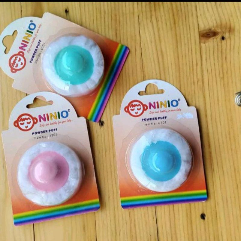 Jual Ninio powder puff /Tepukan bedak bayi isi 1 | Shopee Indonesia