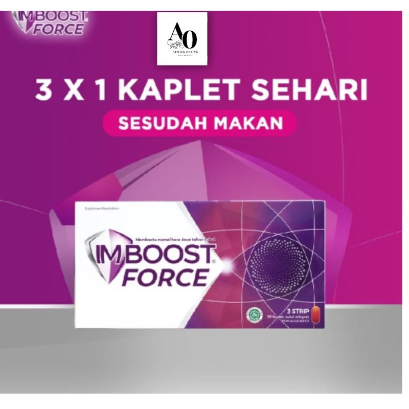 Jual Imboost Force Suplemen Daya Tahan Tubuh multivitamin 1 Strip ...