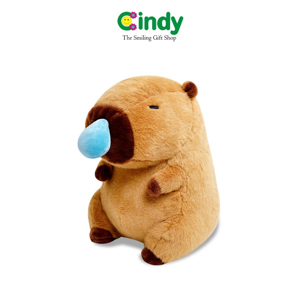 Jual Cindy Boneka Capybara Lucu Ingus Bisa Ditarik - Kapibara Plush Toy ...