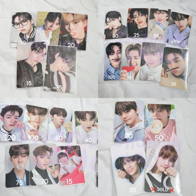 Jual Photocard / PC ZEROBASEONE ZB1 Zhang Hao, Gyuvin, Sung Hanbin, Ricky, Gunwook, Jiwoong ...