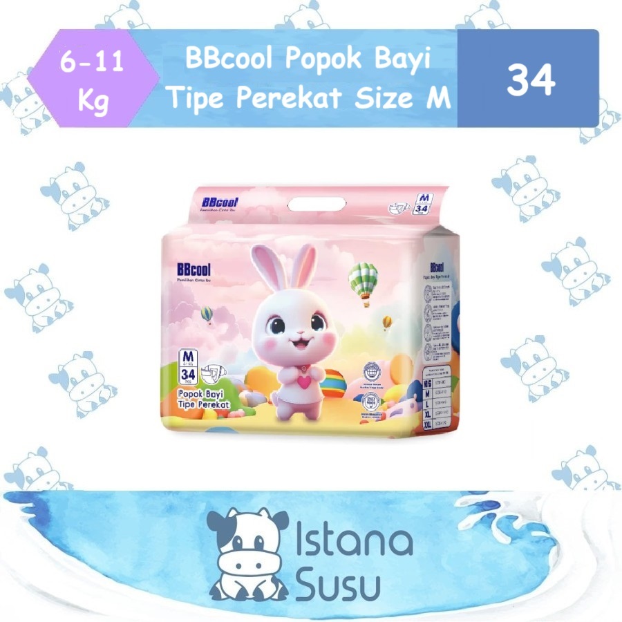 Jual BBcool Popok Bayi Tipe Celana/Perekat Ukuran NBS/M/L/XL/XXL/XXXL | Shopee Indonesia
